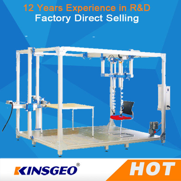 500KG Sliding Resistant Furniture Testing Machine With Steel Plate For ...