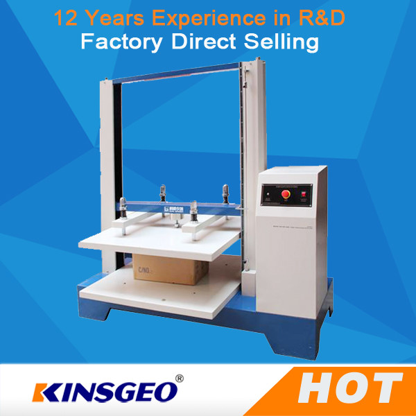550kg Computer Package Testing Equipment , Automatic Carton Compression ...