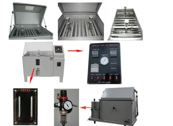 ASTM B368/D1654/E691/G85 270L Acetic Acid Salt Spray Test Chamber With ...